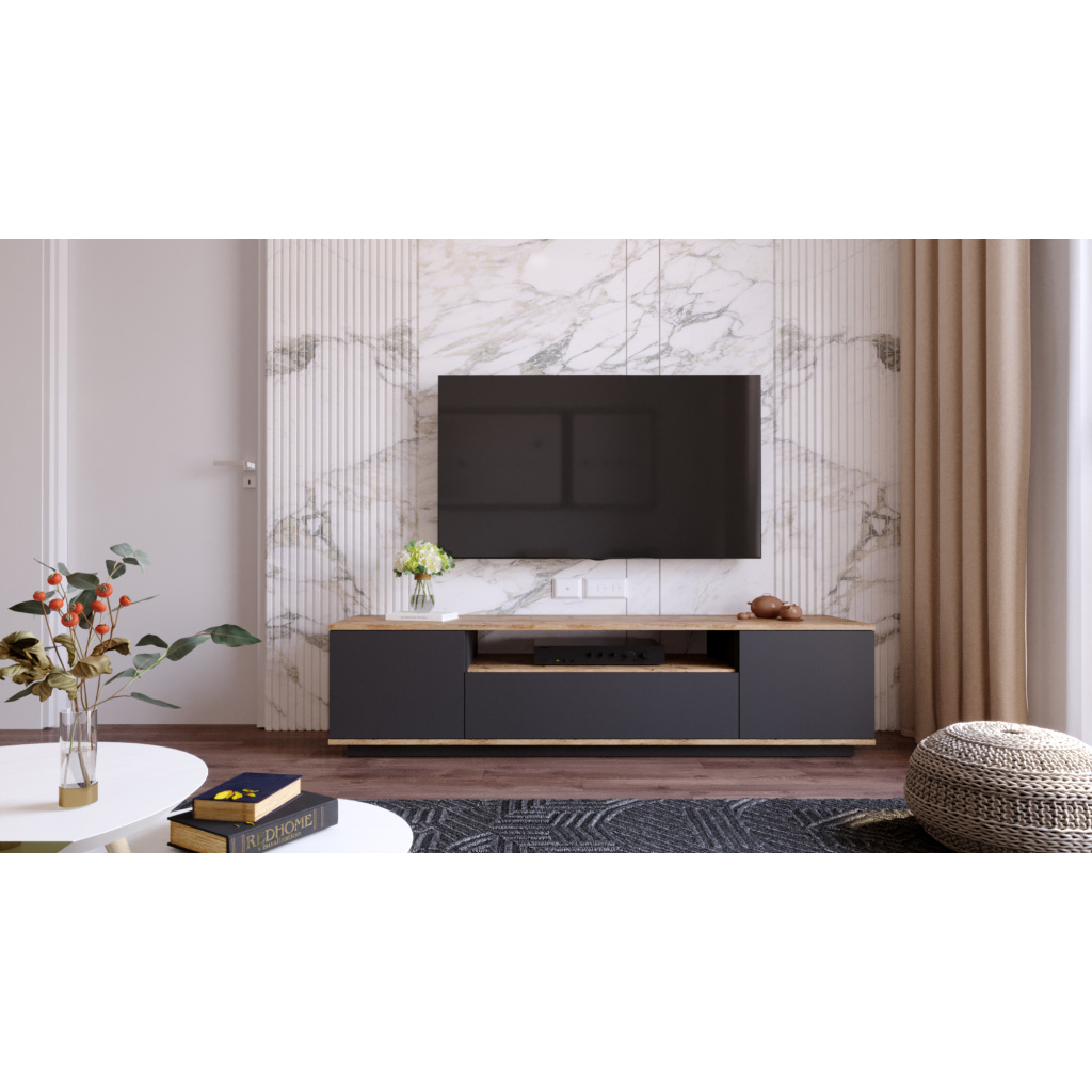 Robin Home Loft Tv Ünitesi Televizyon Sehpası Tv Sehpası LF7-AA - Robin ...