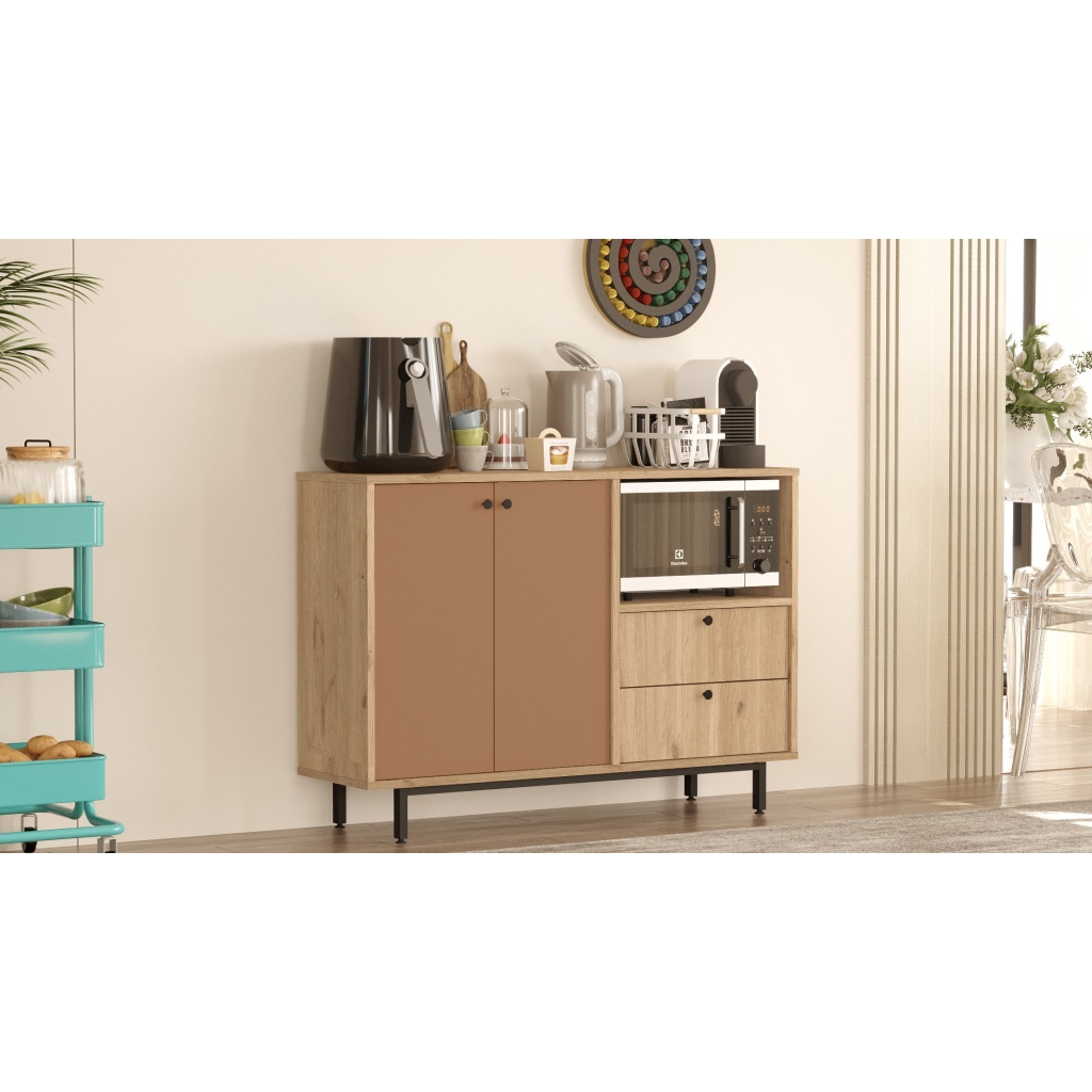 Robin Home Mocha Kahve Köşesi Çok Amaçlı Dolap Mutfak Dolabı Sepet ...